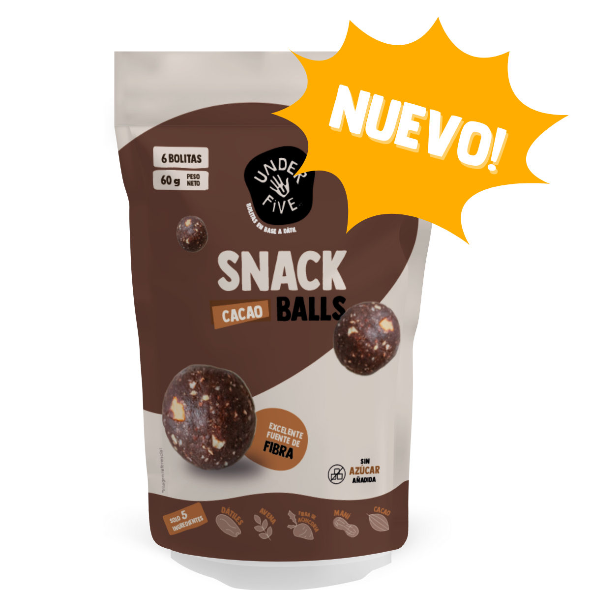Snack Balls Cacao - Unitario – UNDERFIVE
